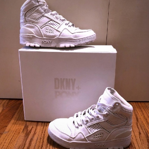 Pony | Shoes | Dkny Pony High Top Sneakers | Poshmark